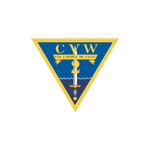Carrier Air Wing Two CVW2 Decal - carrier wings - PriorService.com