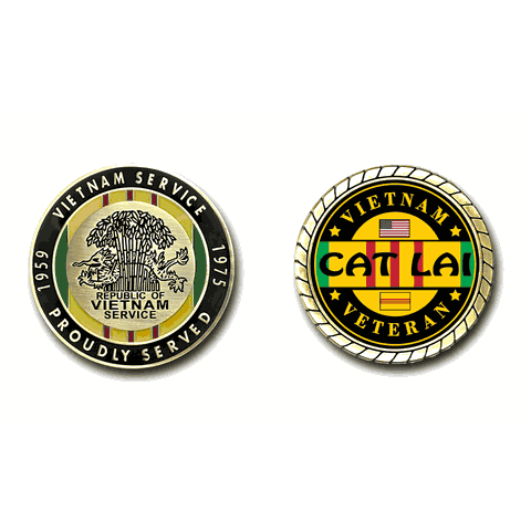 Cat Lai Vietnam Veteran Challenge Coin - Vietnam Veteran Duty Station ...