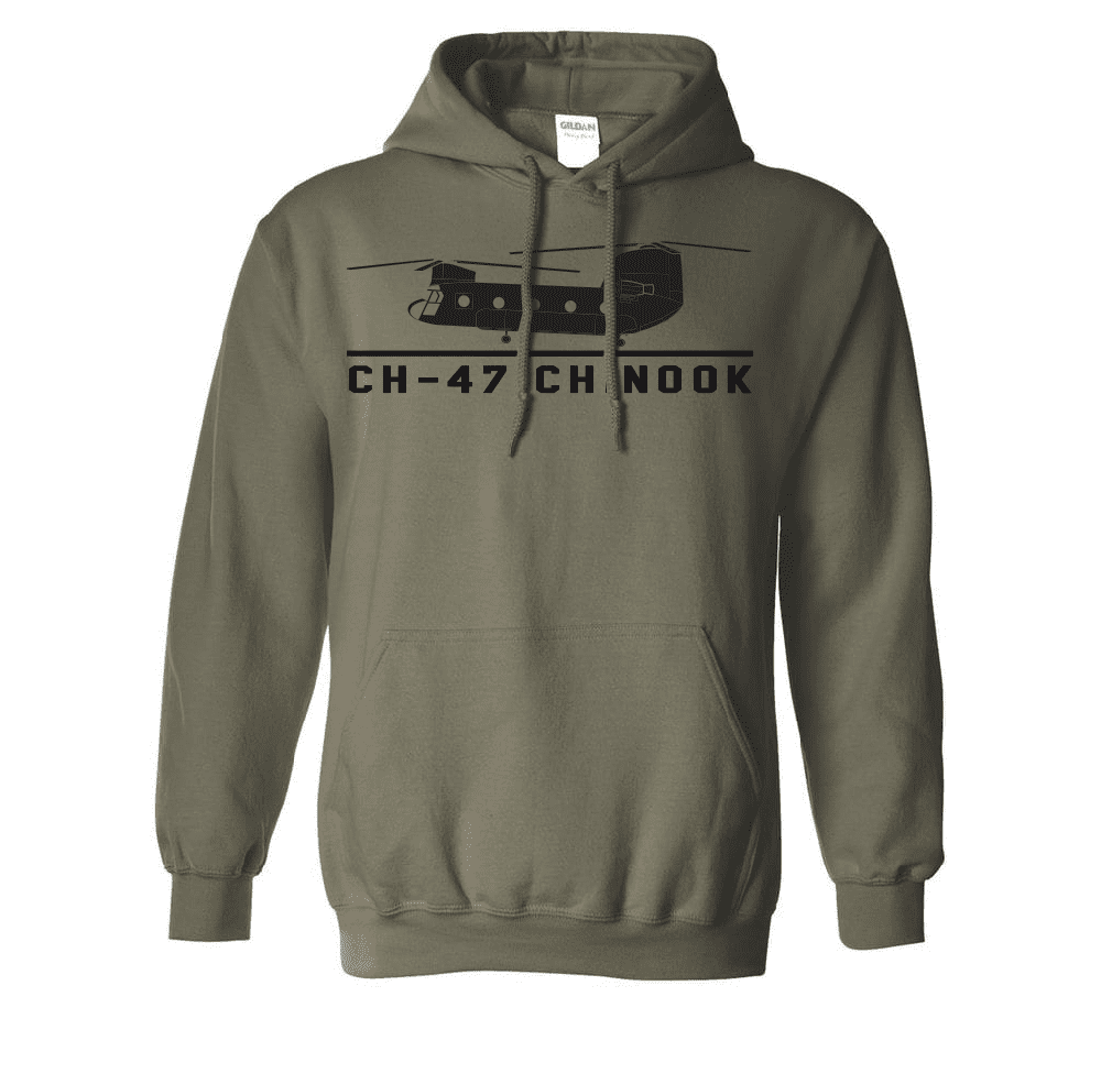 CH-47 Chinook Hooded Sweatshirt - New Aircraft Hooded Sweatshirts ...