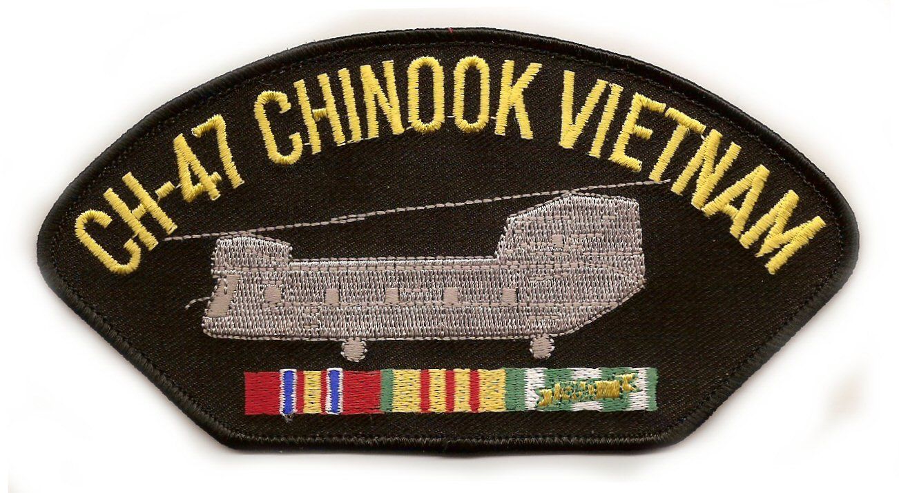 CH-47 Chinook Vietnam Hat Patch - Vietnam Veteran Hat Patches ...
