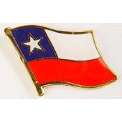 Chile Flag Pin - Country Flag Pins - PriorService.com