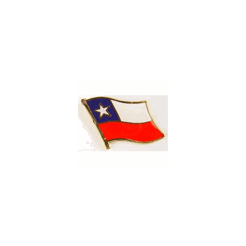 Chile Flag Pin - Country Flag Pins - PriorService.com