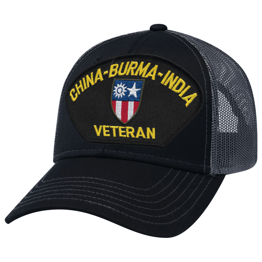 China-Burma-India Veteran Mesh Back Cap - New Mesh Caps - PriorService.com