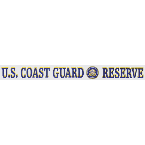 Coast Guard Reserve Strip Decal - US Coast Guard Decals - PriorService.com