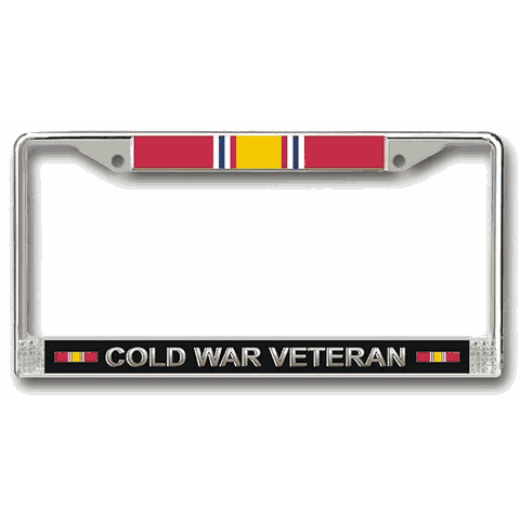 Cold War License Plate Frame - Cold War Items and Memorabilia ...