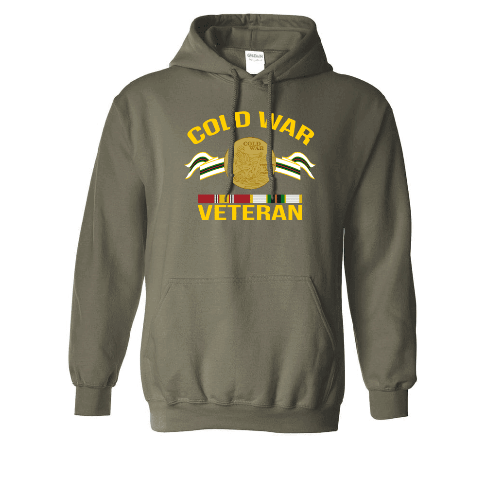Cold War Veteran Ribbon Hooded Sweatshirt