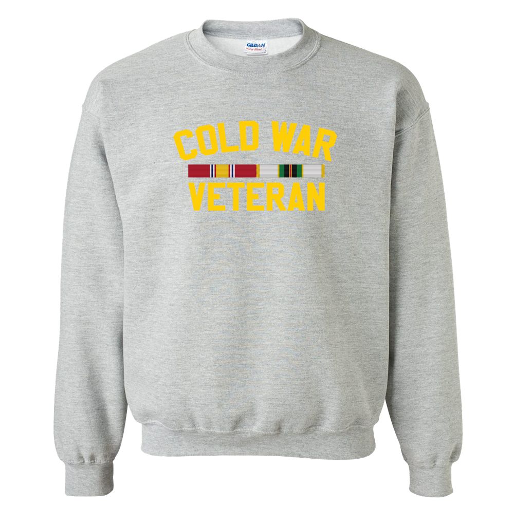 Cold War Veteran Ribbon Sweatshirt - New Veteran Sweatshirts ...