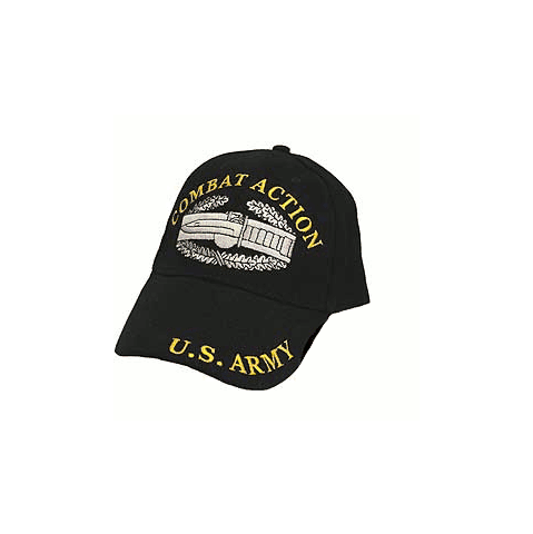 Combat Action Badge Embroidered Ball Cap - US Army Caps - PriorService.com