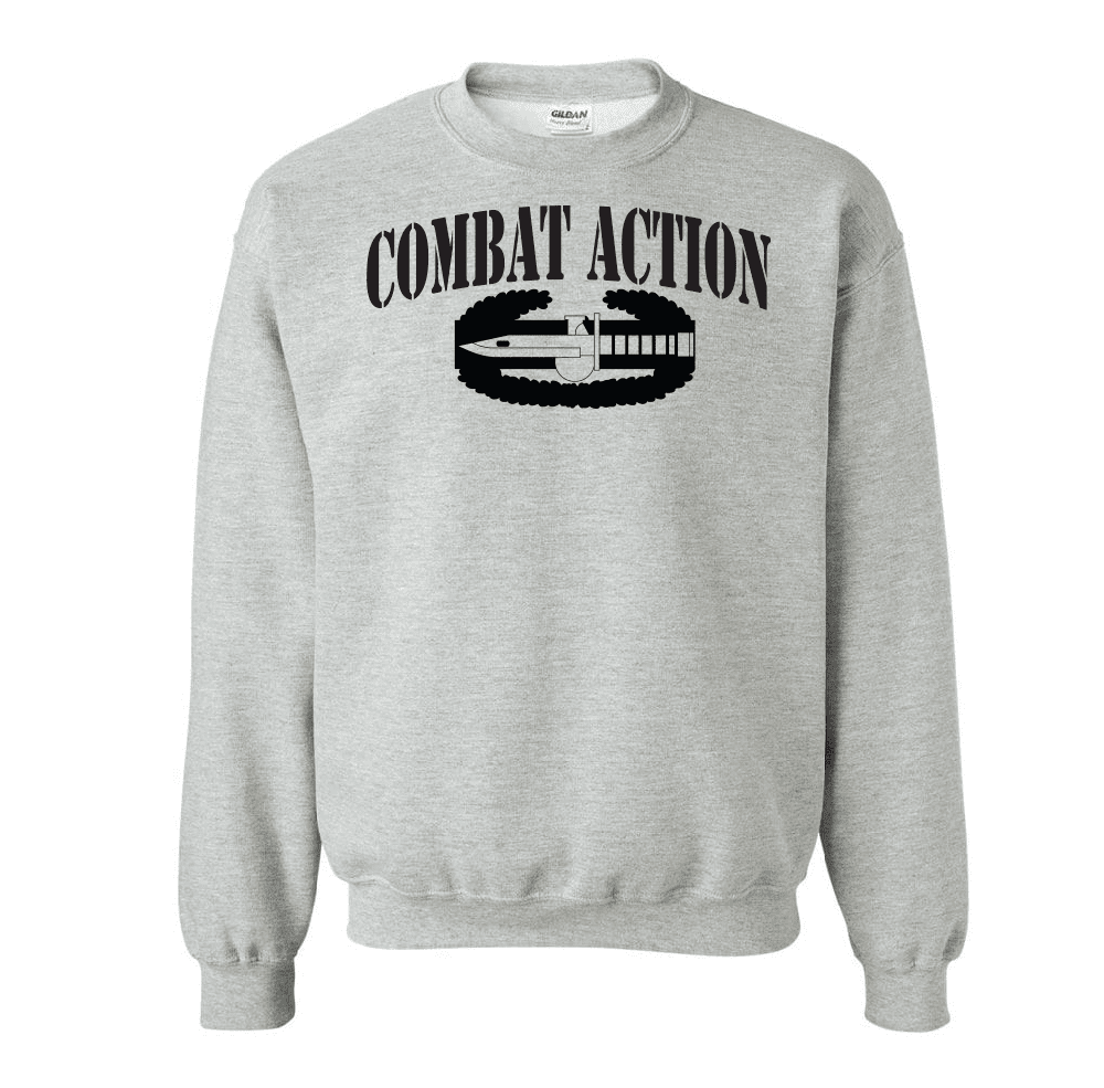 Combat Action Sweatshirt - US Army Badge Sweatshirts - PriorService.com