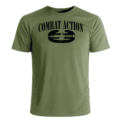 Combat Action T-Shirt - US Army Badge T-Shirts - PriorService.com
