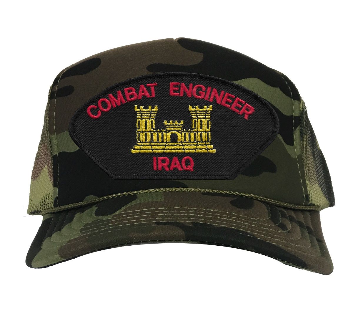 Combat Engineer Iraq Camo Mesh Back Cap - New Camo Mesh Caps ...