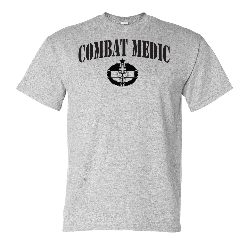 Combat Medic 2nd Award T-Shirt - US Army Badge T-Shirts - PriorService.com