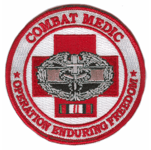 Combat Medic Operation Enduring Freedom Veteran Patch - Operation ...