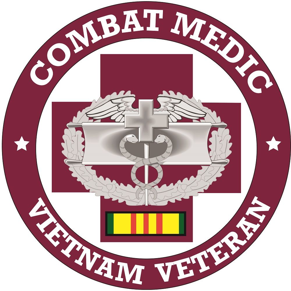 Combat Medic Vietnam Decal - Vietnam Veteran Decals - PriorService.com