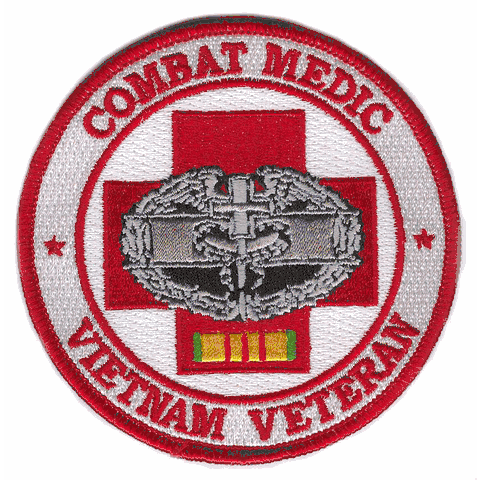 Combat Medic Vietnam Veteran Patch - Combat Medic Patches ...