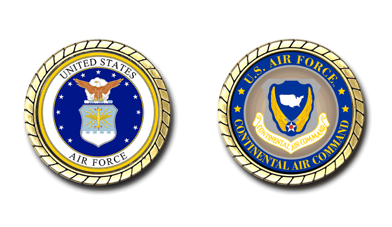 Continental Air Command Challenge Coin - New US Air Force Command ...