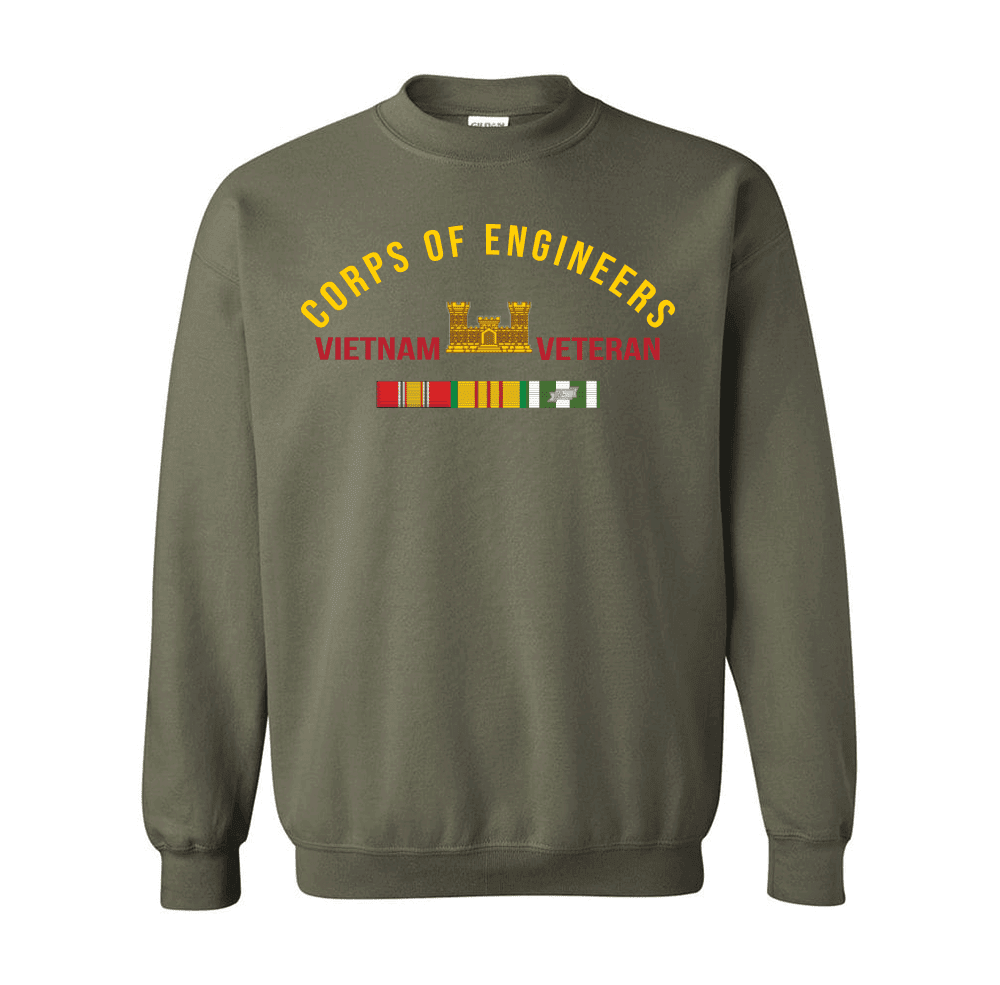 Corps of Engineers Vietnam Veteran Sweatshirt - US Army Branch Vietnam ...