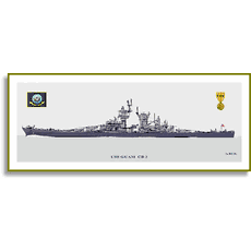 US Navy Ship Prints – Battleship Prints – Navy Destroyer Print ...