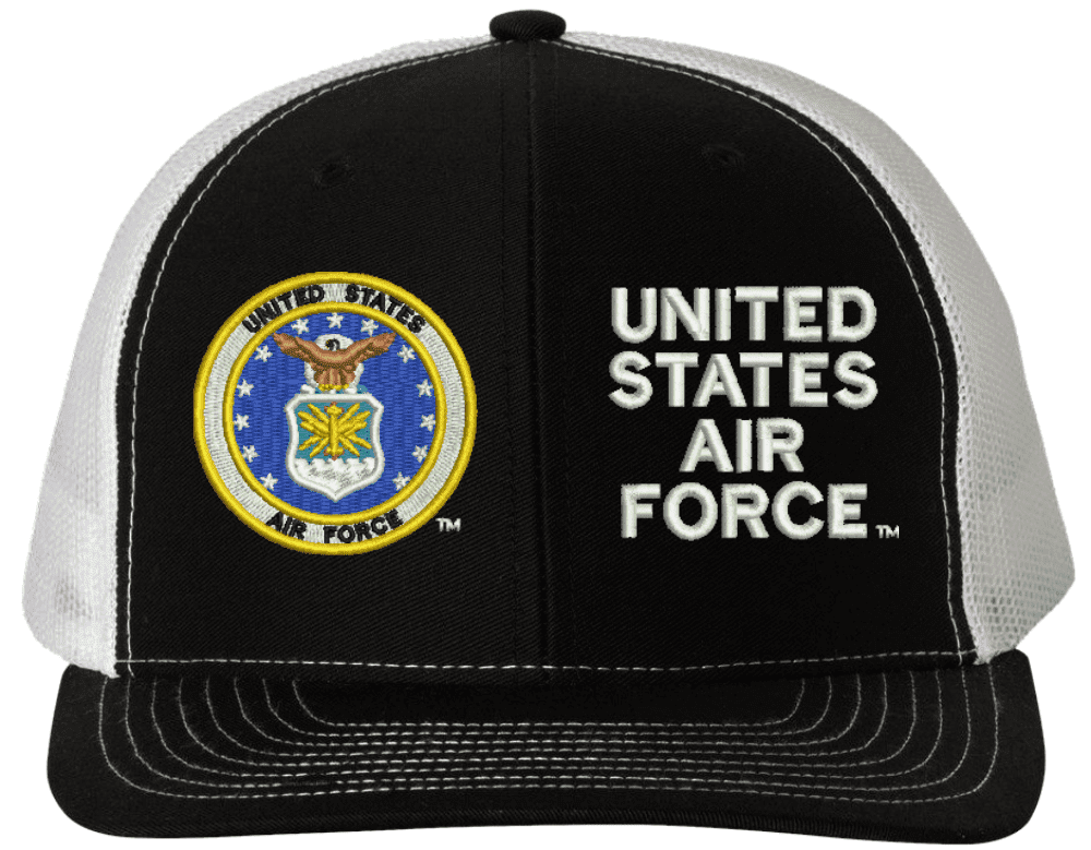 Custom US Air Force Split Mesh Back Cap - New Custom Military Split ...
