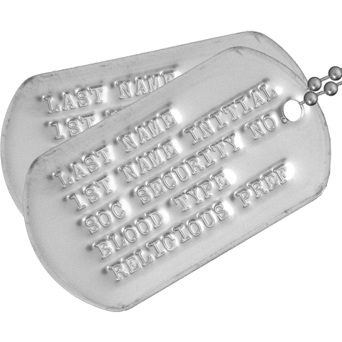 Custom Dog Tags - 1964 to Today - Dog Tags - PriorService.com