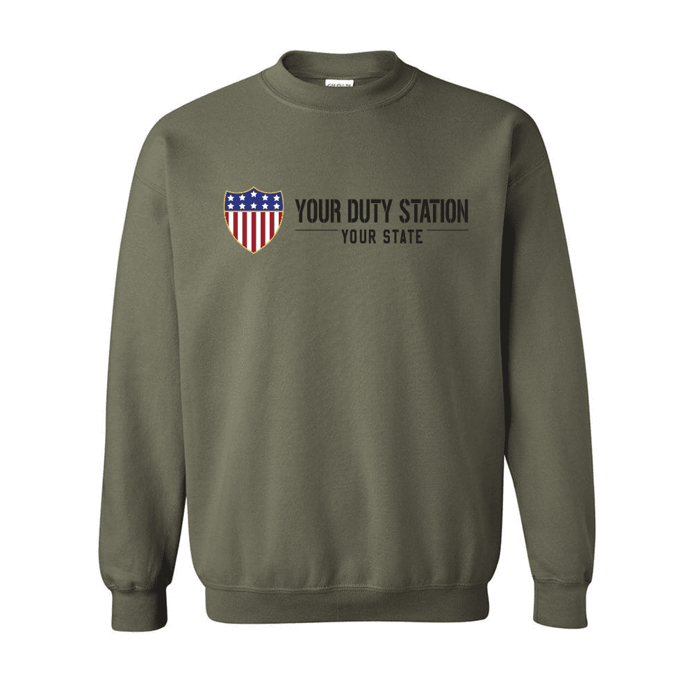 Custom Domestic Duty Station Sweatshirt - Domestic Duty Station ...