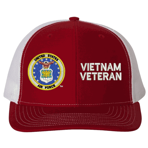 Custom US Air Force Split Mesh Back Cap - New Custom Military Split ...