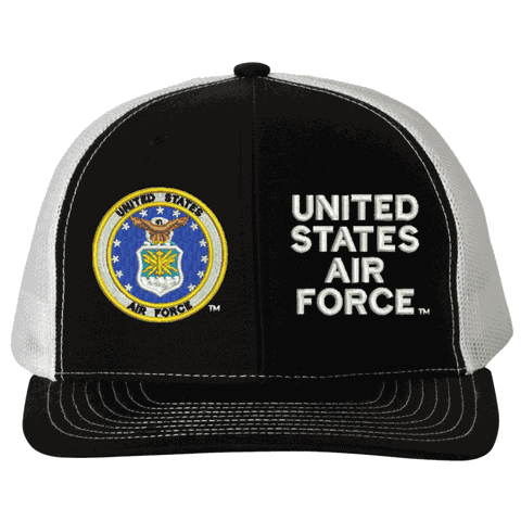 Custom US Air Force Split Mesh Back Cap - New Custom Military Split ...