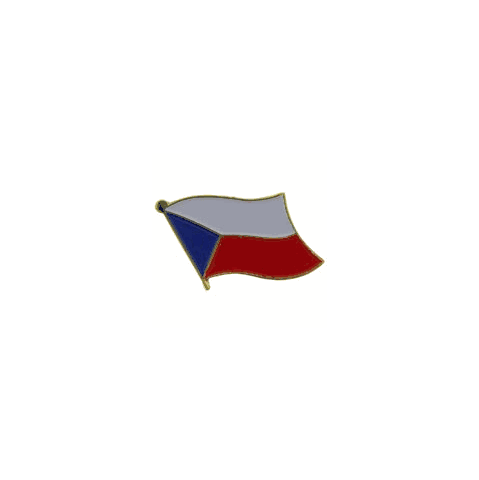 Czech Republic Flag Pin - Country Flag Pins - PriorService.com