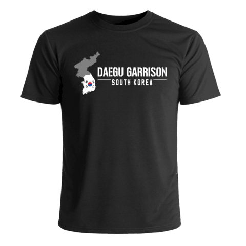 Daegu Garrison Korea T-Shirt - Korea Duty Station T-Shirts ...