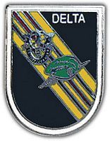 Delta Force Pin - Small Army Pins - PriorService.com