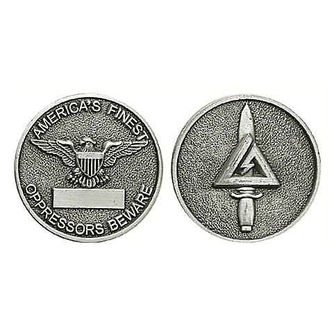Delta Silver Challenge Coin - US Army Challenge Coins - PriorService.com