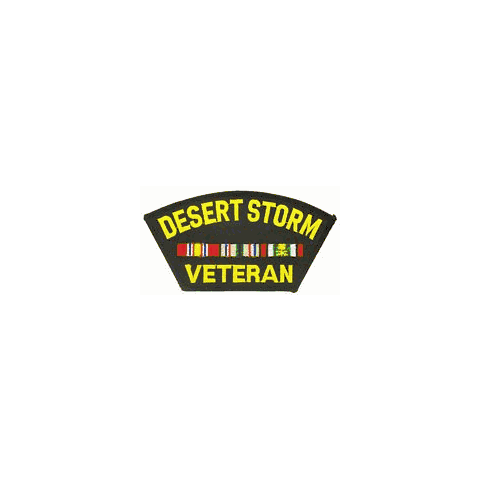 Desert Storm Veteran Hat Patch - Operation and Other War Veteran ...