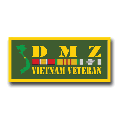 DMZ Vietnam Veteran Decal - Vietnam Duty Station Decals - PriorService.com