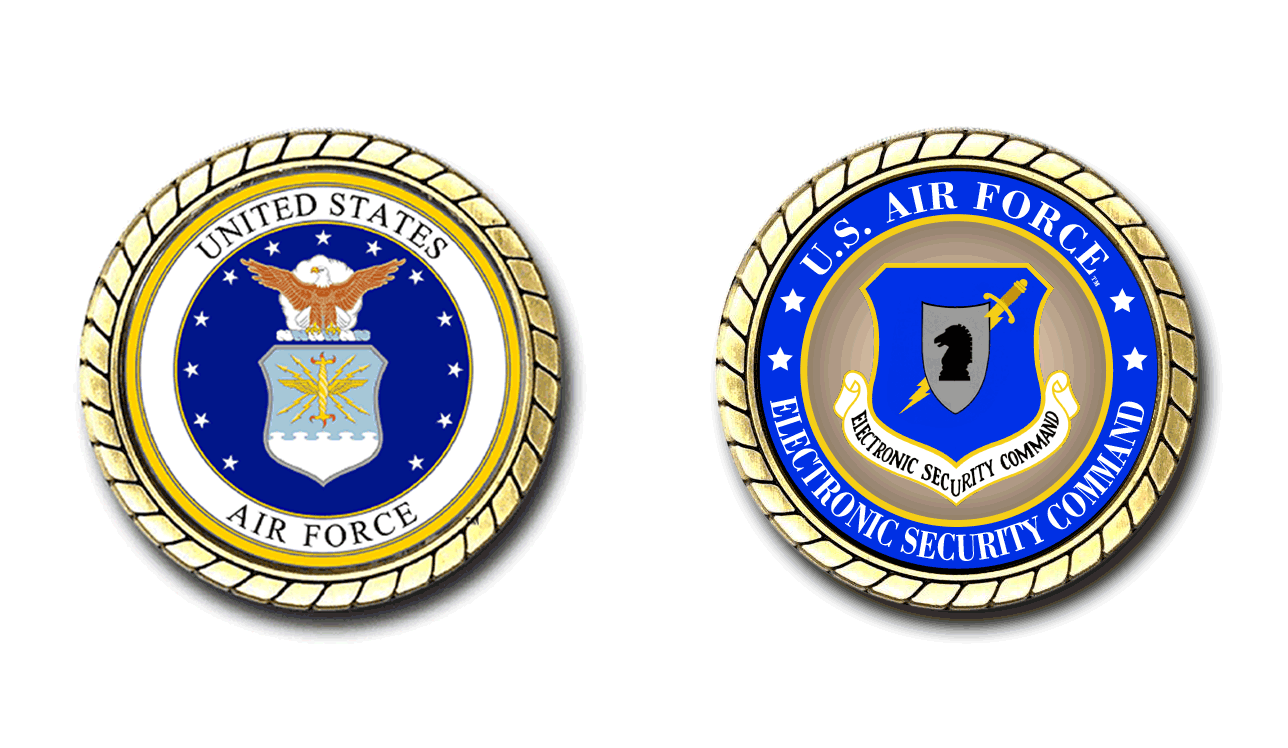 Electronics Security Command Challenge Coin - New US Air Force Command ...