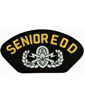 EOD Explosive Ordinance Disposal Senior Patch - New Patches ...