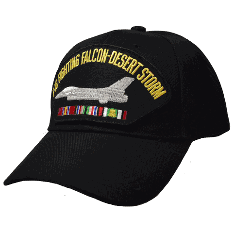F-16 Fighting Falcon Desert Storm Cap - Desert Storm Veteran Ball Caps ...