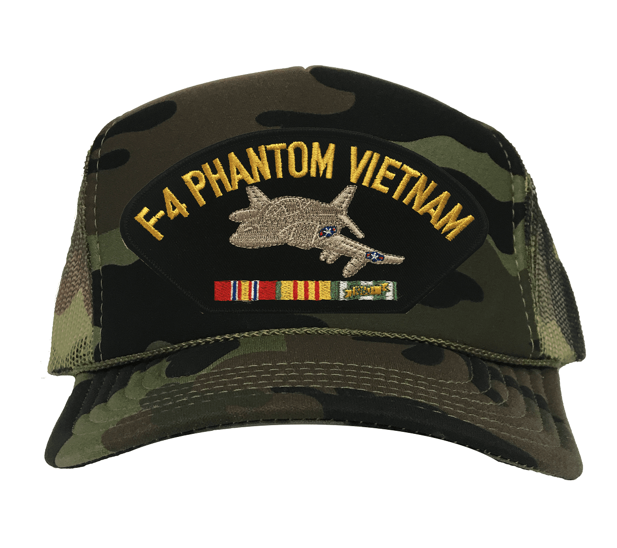 F-4 Phantom Vietnam War Camo Mesh Cap - New Camo Mesh Caps ...