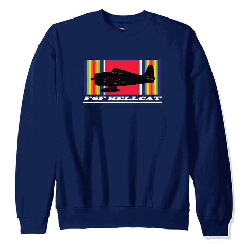 F6F Hellcat World War II Sweatshirt - World War II Aircraft Sweatshirts ...