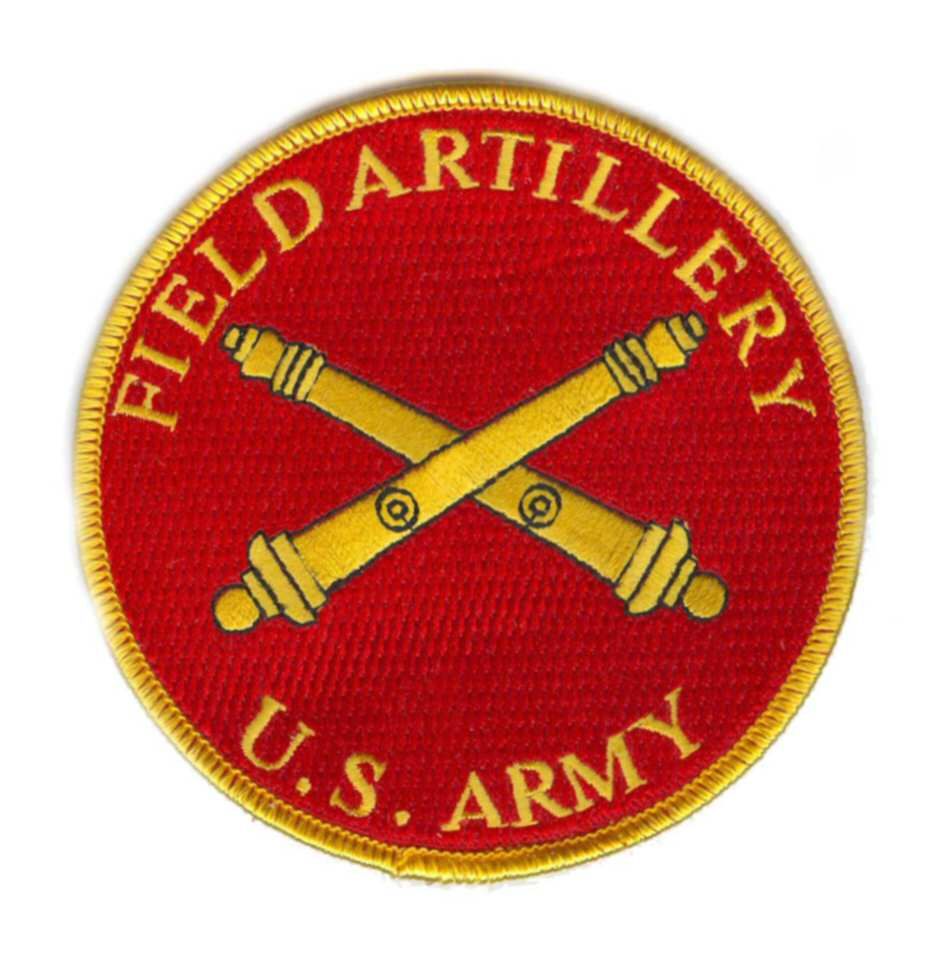 Field Artillery Patch - US Army Branches of Service Patches ...