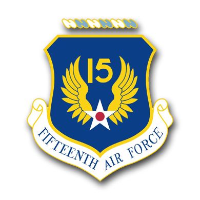Fifteenth Air Force Vinyl Transfer Decal - Numbered Air Force Vinyl ...