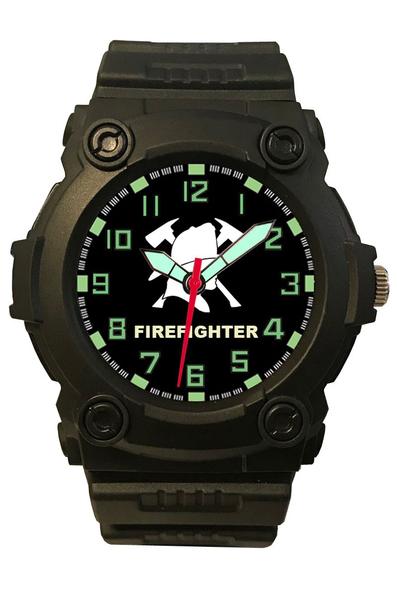 Firefighters Analog Watch - Firefighter Watches - PriorService.com