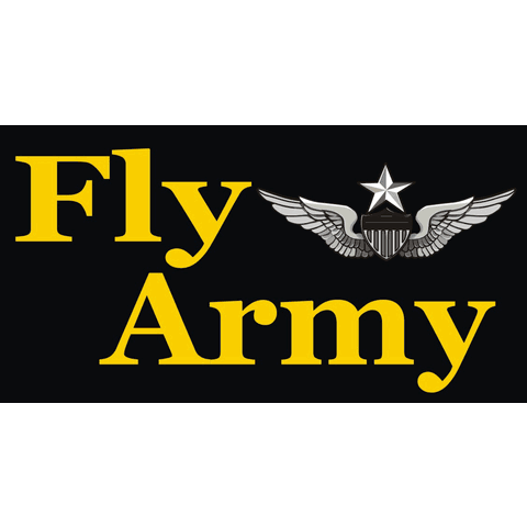 Fly Army Senior Aviator Decal Sticker - US Army Combat Badges Vinyl ...
