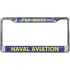 Fly Navy/Naval Aviation License Plate Frame - US Navy License Plate ...