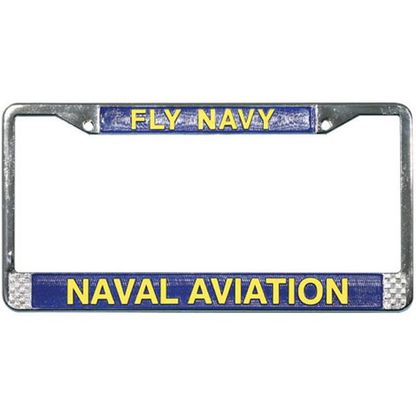 Fly Navy/Naval Aviation License Plate Frame - US Navy License Plate ...