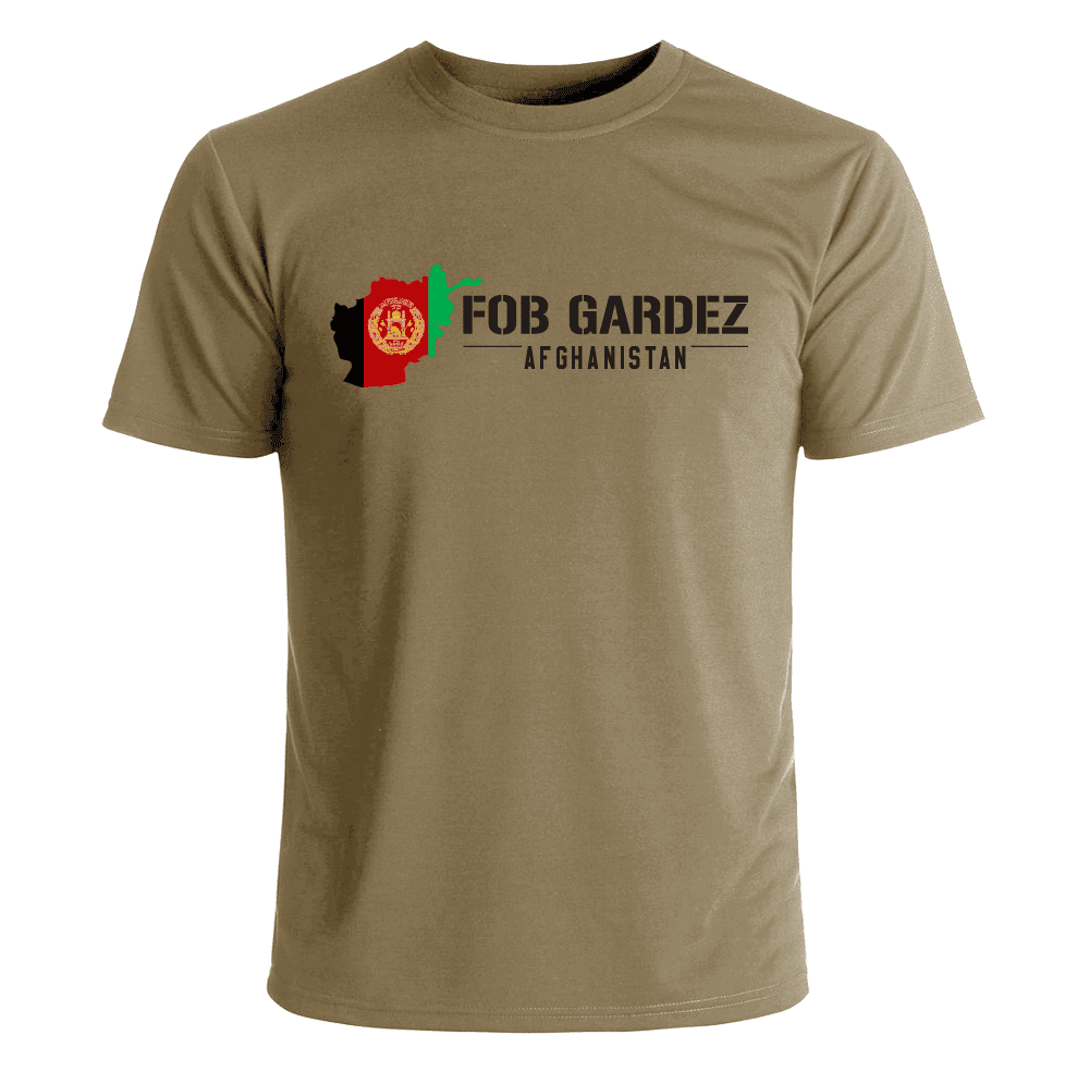FOB Gardez Afghanistan T Shirt - Afghanistan Duty Station T-Shirts ...