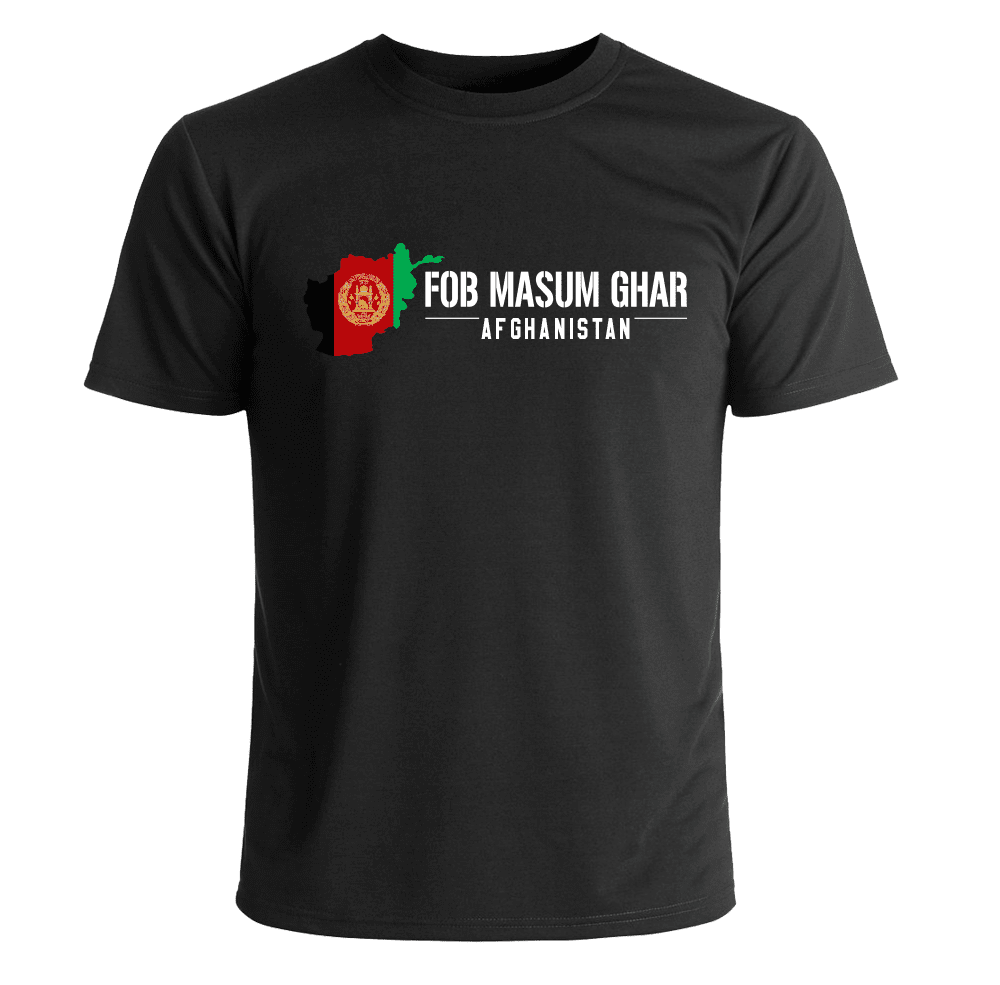 FOB Masum Ghar Afghanistan T Shirt - Afghanistan Duty Station T-Shirts ...