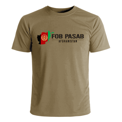 FOB Pasab Afghanistan T Shirt - Afghanistan Duty Station T-Shirts ...