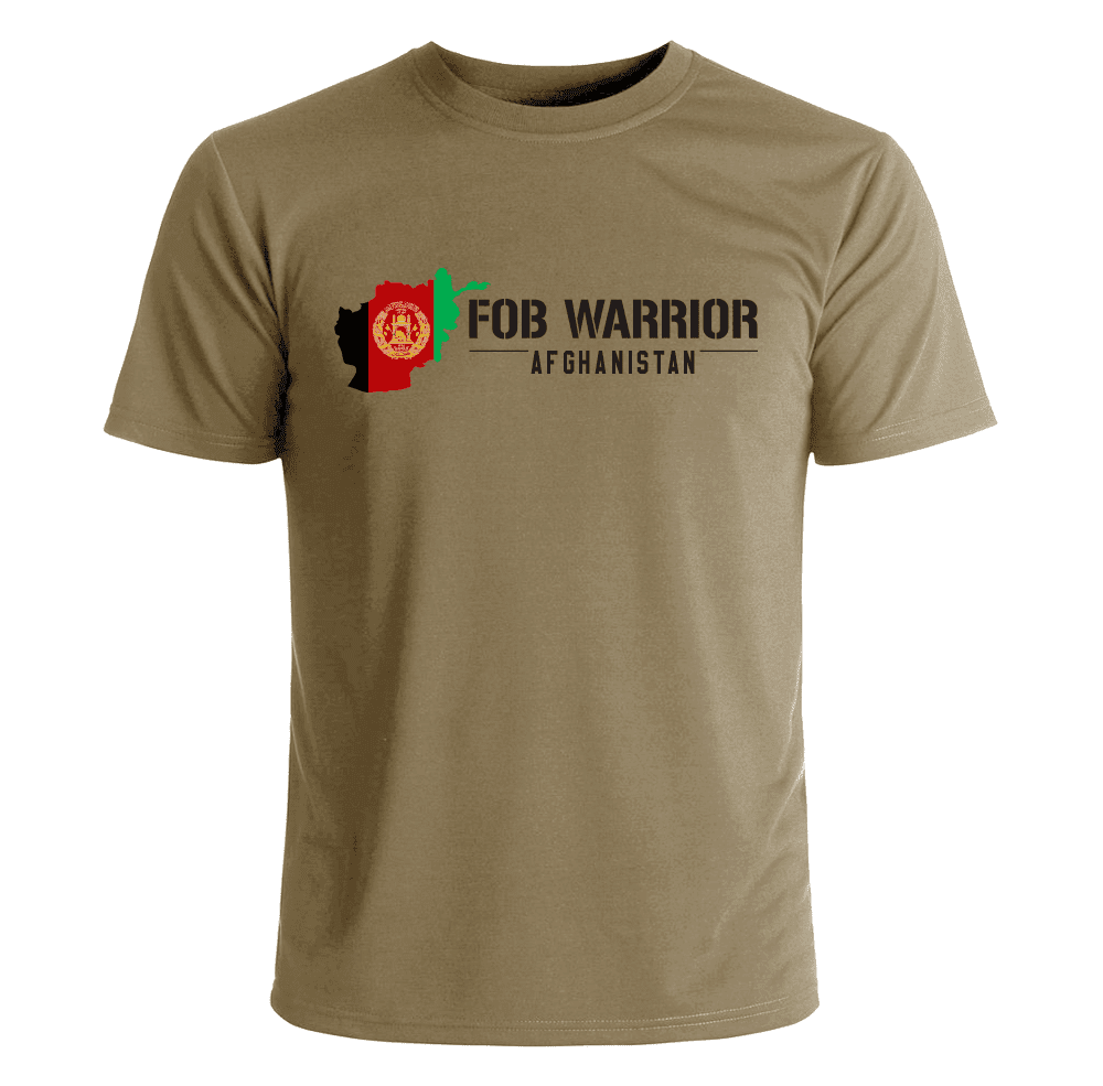 FOB Warrior Afghanistan T Shirt - Afghanistan Duty Station T-Shirts ...
