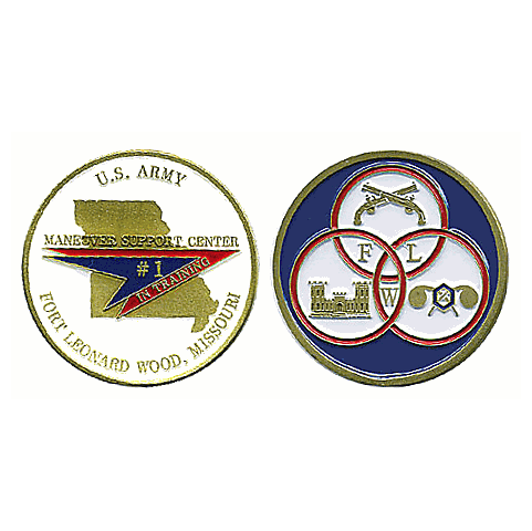 Fort Leonard Wood Challenge Coin - New Challenge Coins - PriorService.com