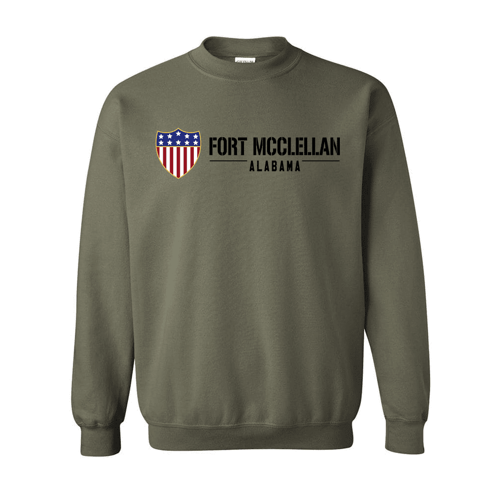 Fort Mcclellan Alabama Sweatshirt - Domestic Duty Station Sweatshirts ...